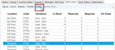 Maintaining Inventory Records